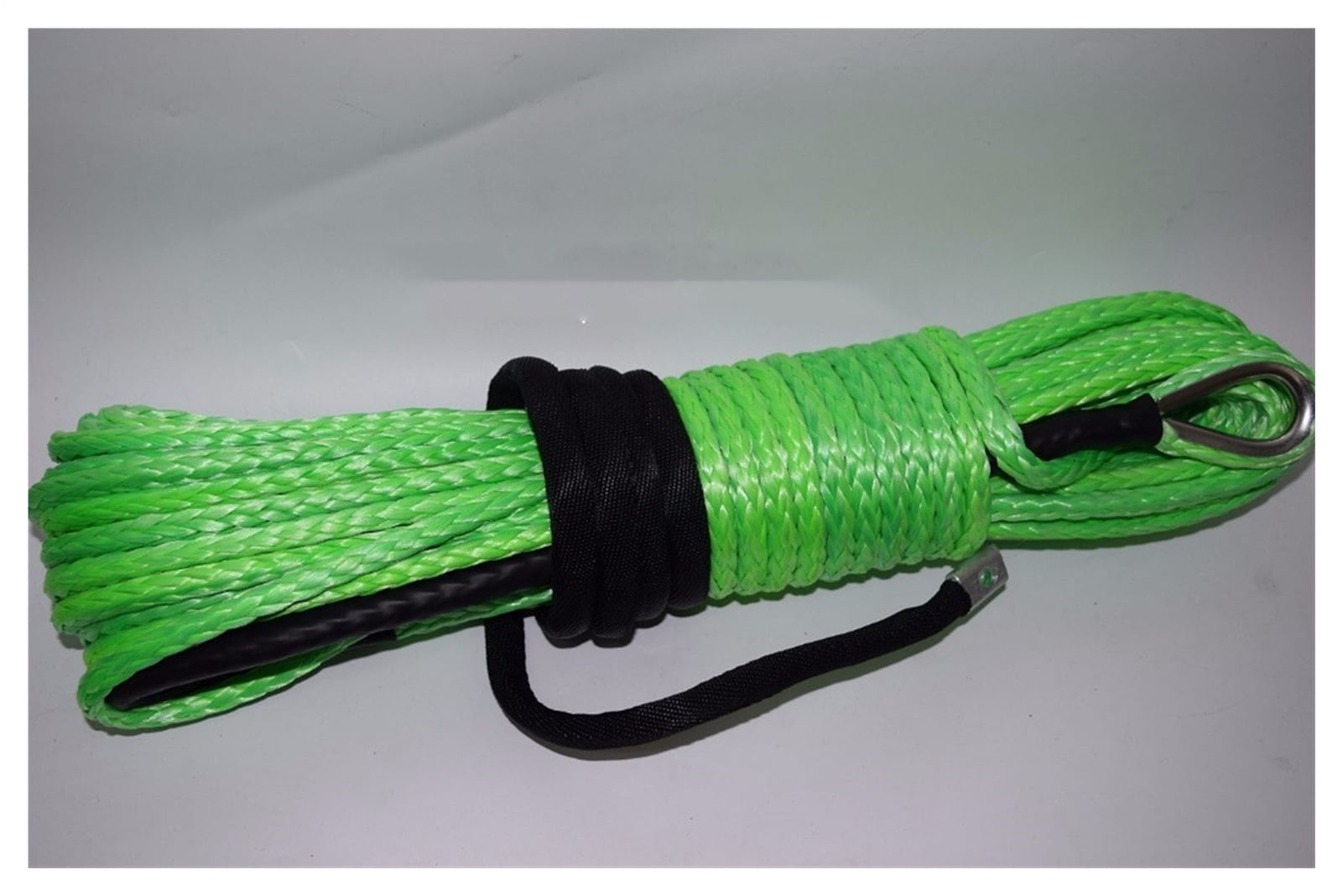 Green 8mm*30m Synthetic Winch Rope,Off Road Rope,ATV Winch Cable,Boat ...
