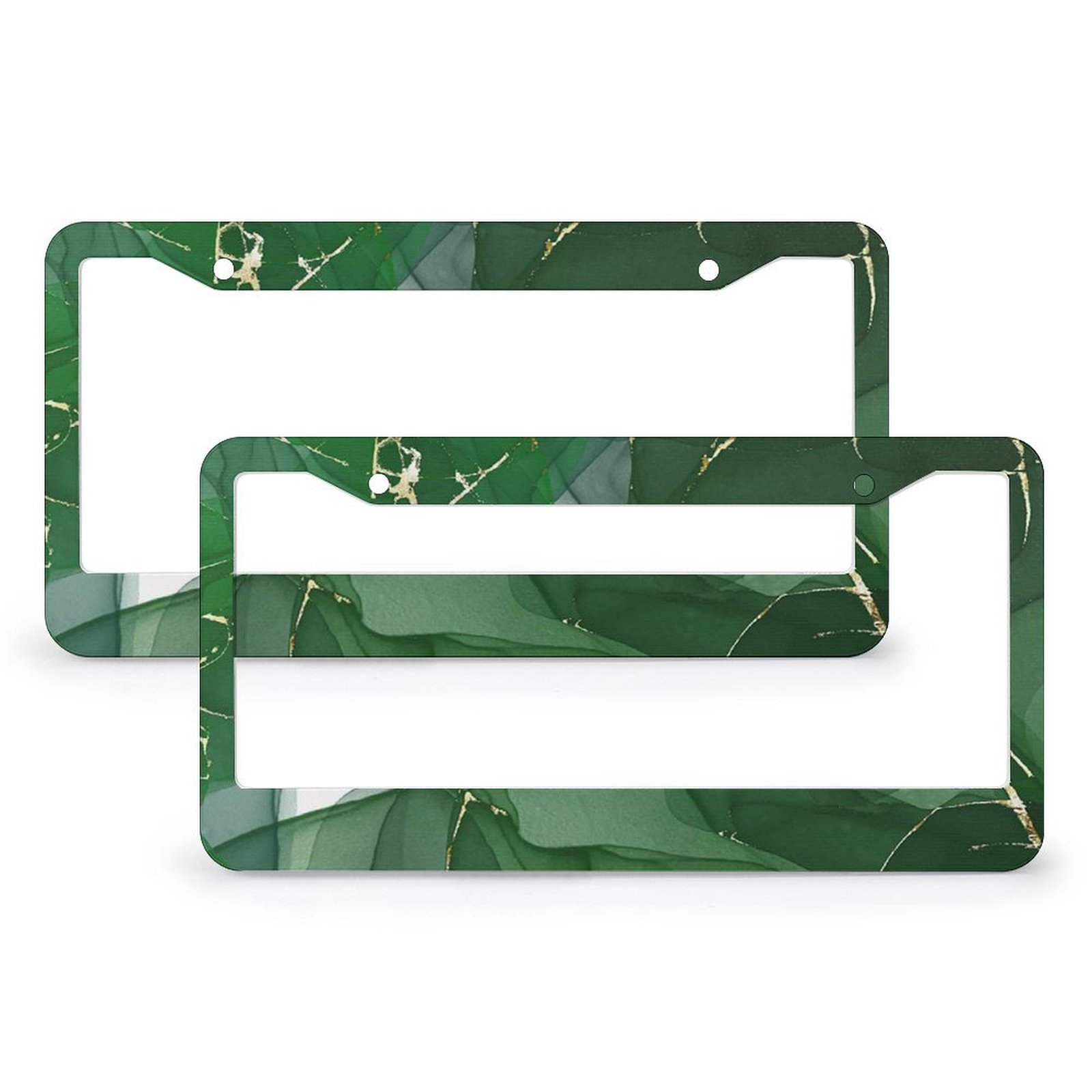 Green Abstract Emerald Jade License Plate Frames - License Plate Frame ...