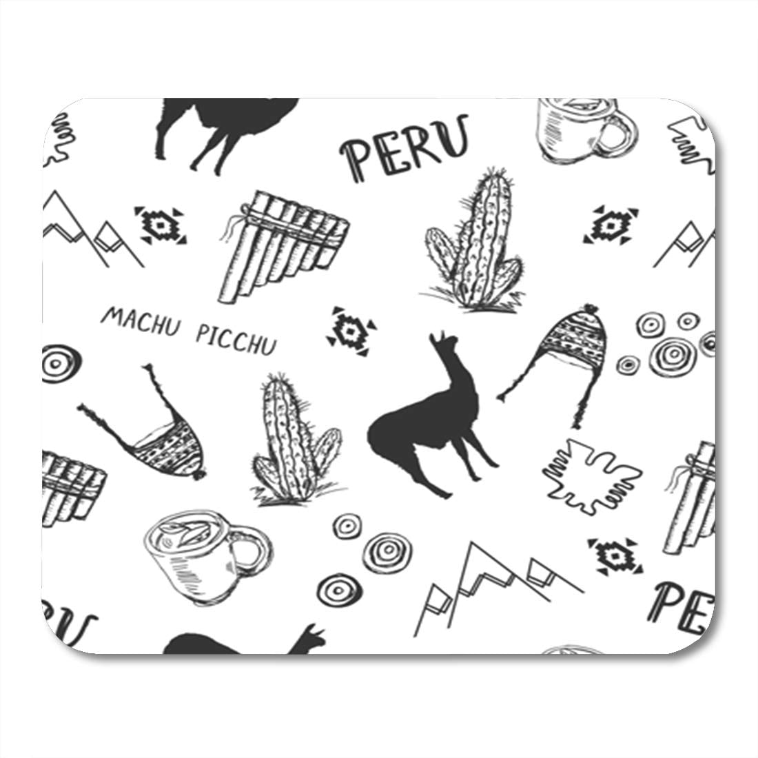 Green Abstract with Traditional Peruvian Signs and Symbols Adventure ...