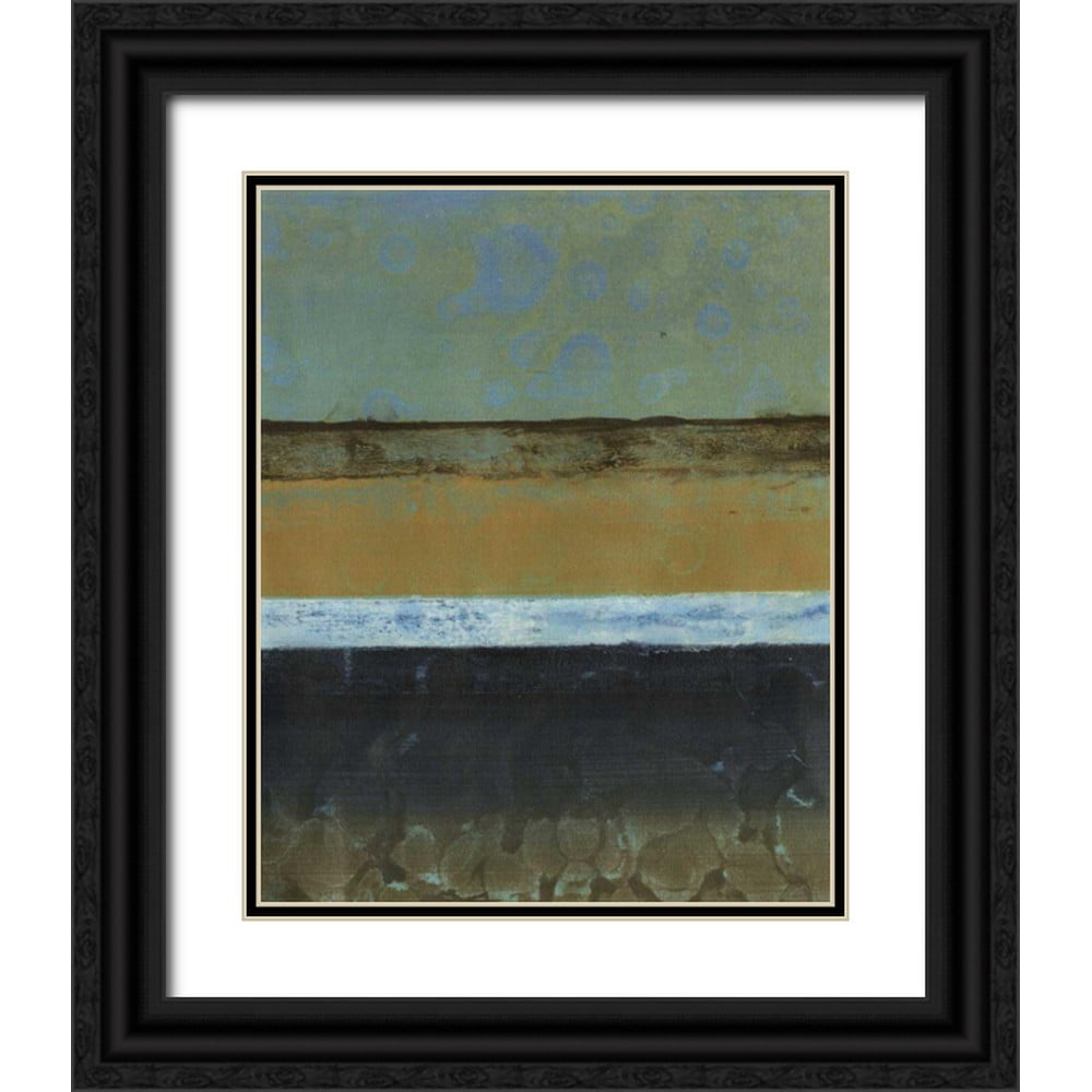 Green-Aldridge, W. 15x18 Black Ornate Wood Framed with Double Matting ...