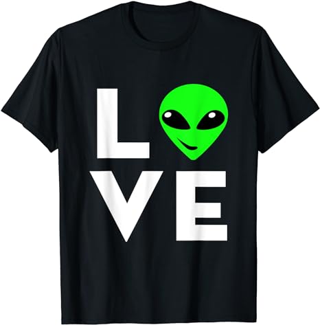 Green Alien Head T-Shirt - Walmart.com