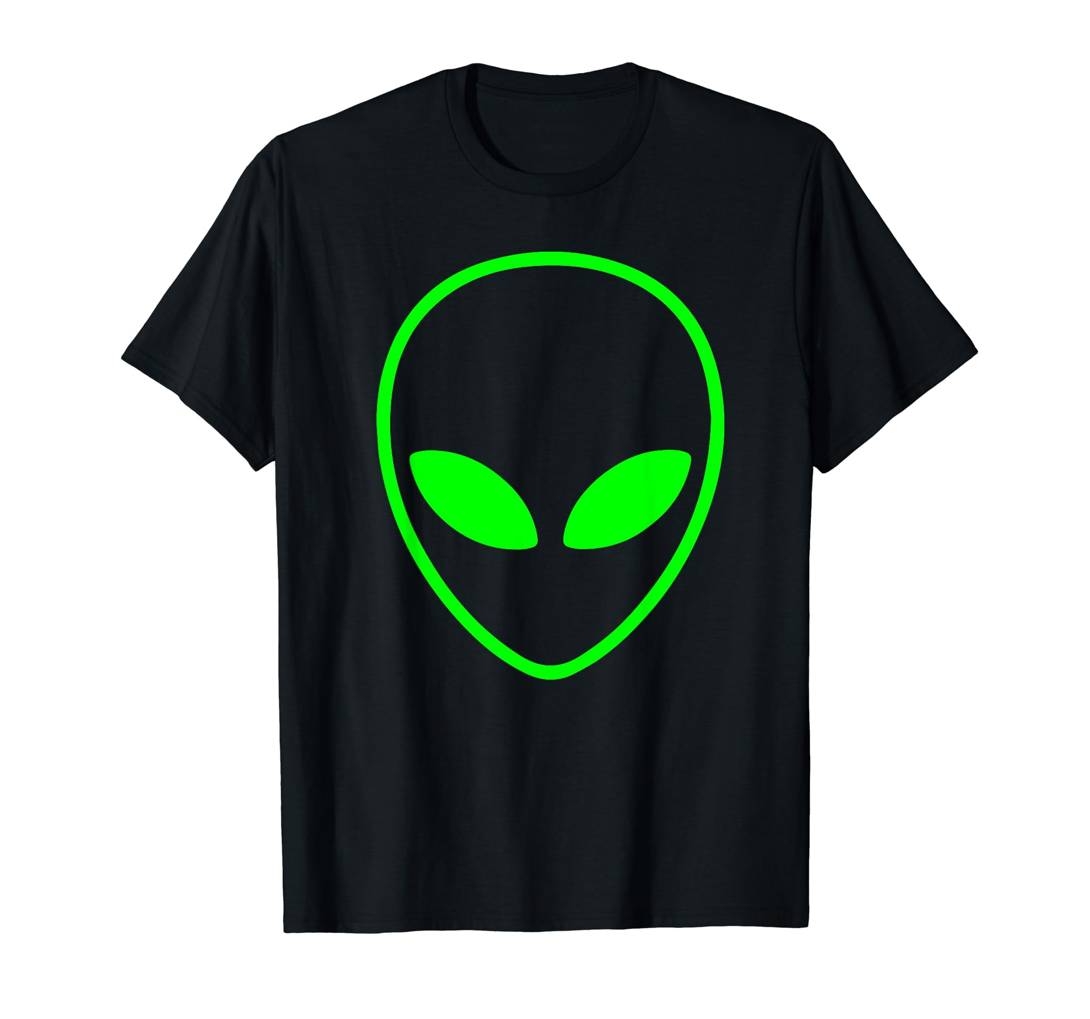 Green Alien Head T-Shirt - Walmart.com