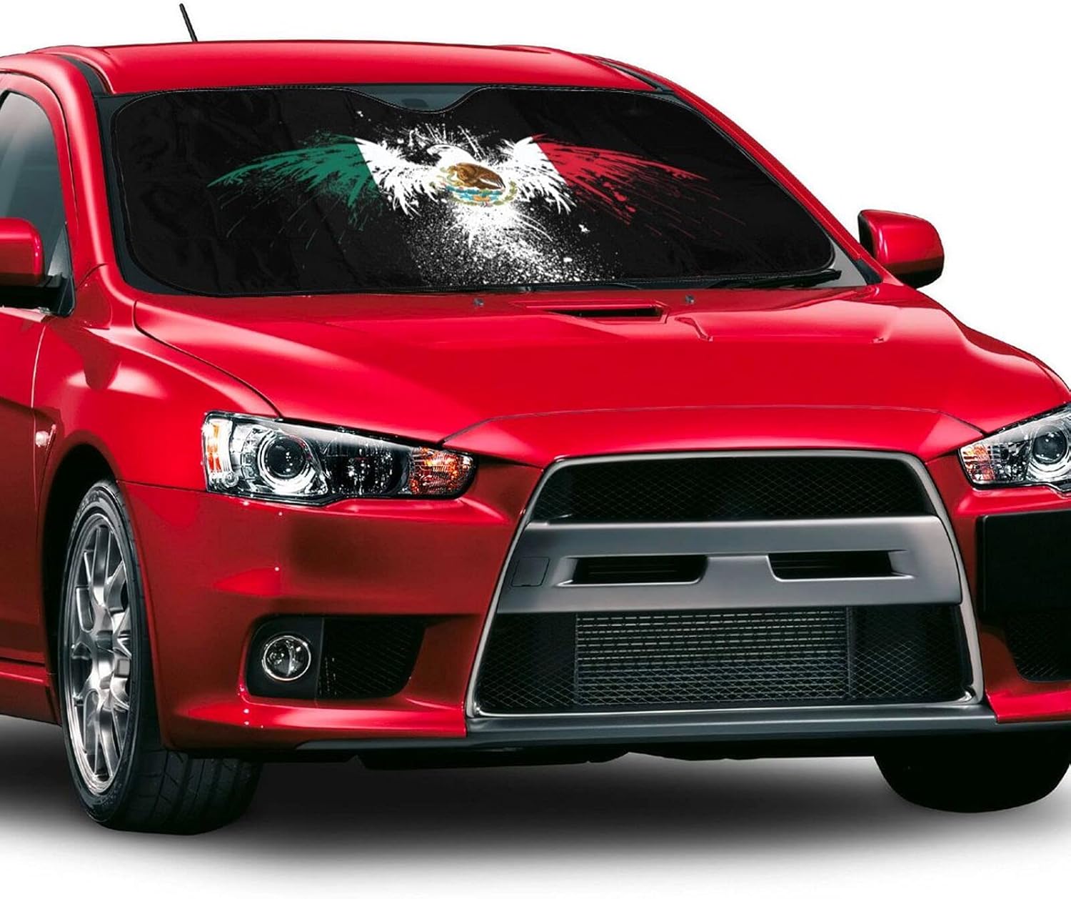 Green Alien Moon UFO Car Front Windshield Sun Shade,Auto Sunshade for ...