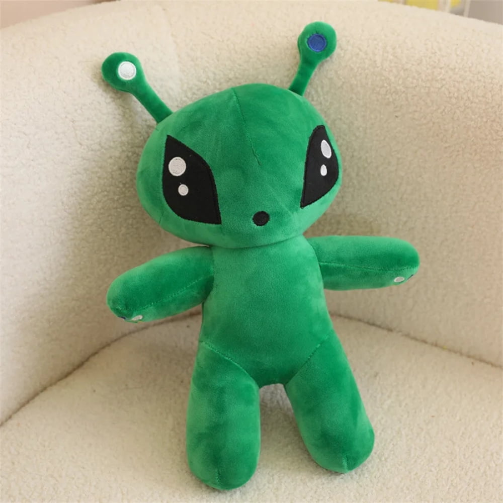 Green Alien Plush Toys Cute Big Eyes And Long Ears Soft Stuffed Animal ...