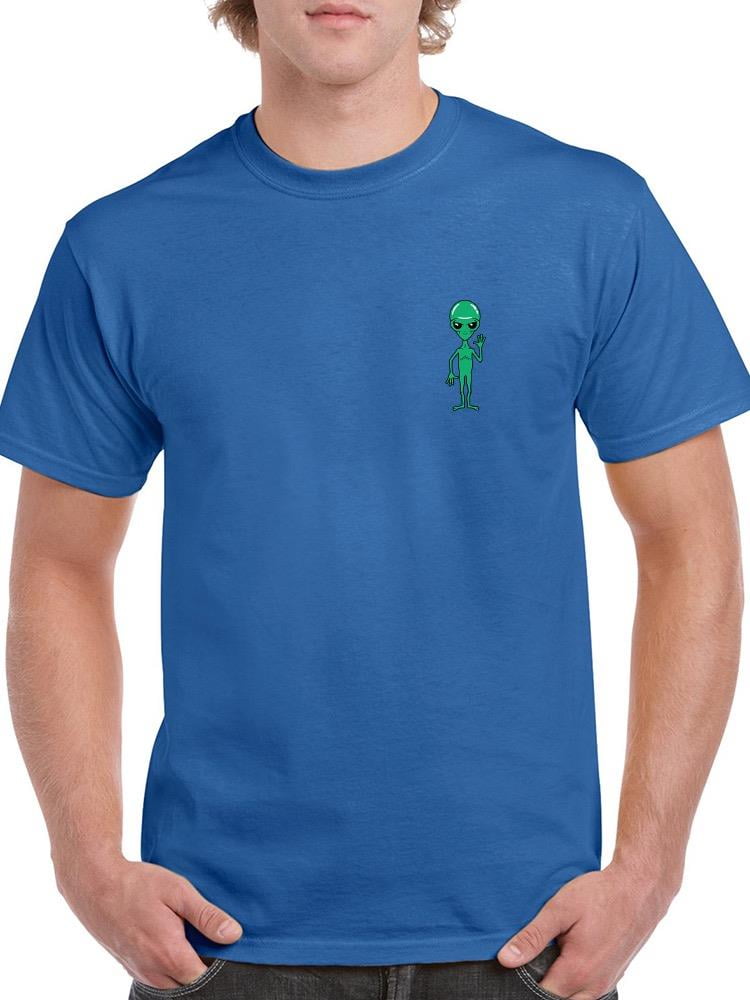 Green Alien Saluting Men T-Shirt T-Shirt Men -Image by Shutterstock ...