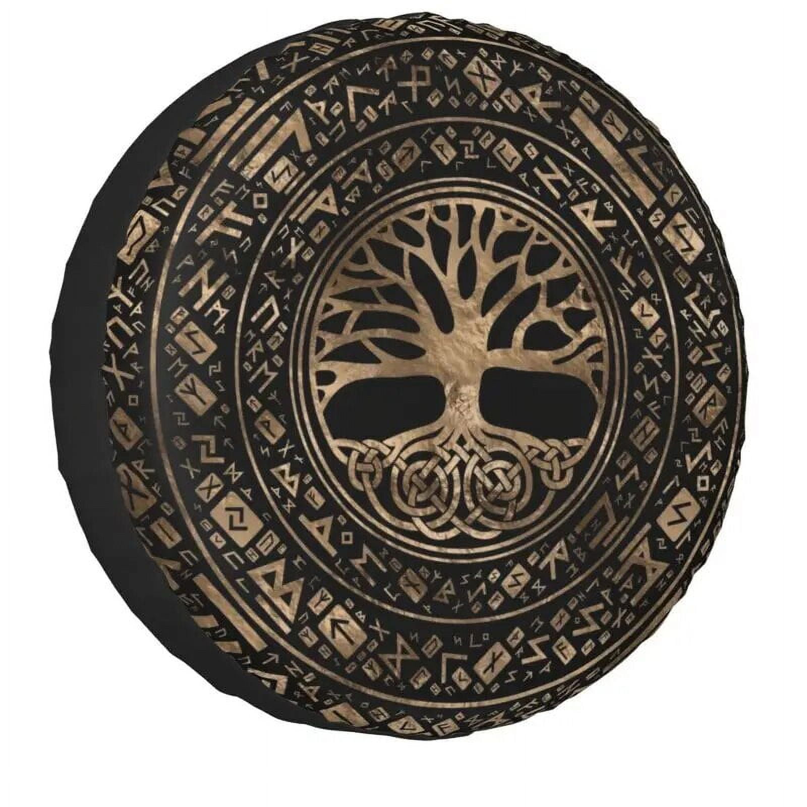 Green And Gold Tree Of Life Spare Wheel Cover for Pajero 4x4 Trailer ...