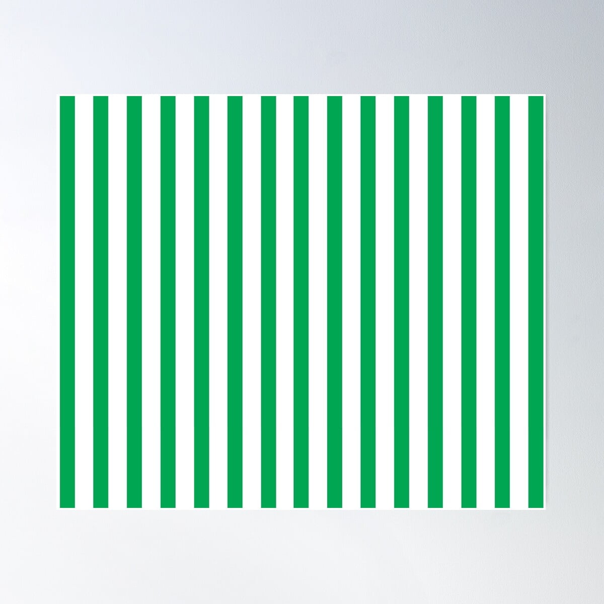 Green And White Color Mix Line Art Simple Poster Wall Art, Modern Wall ...