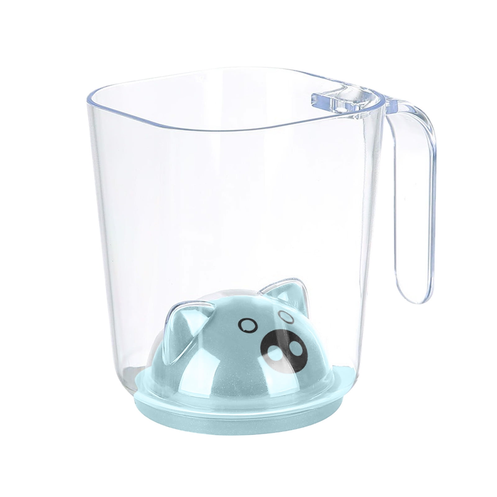 Green Angled Toothpaste Dispenser Cup With Ventilated Base Bathroom ...