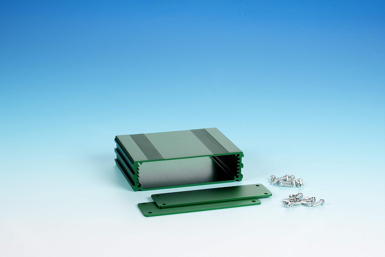 Green Anodized, Extruded Aluminum Electronic Enclosure Project Box ...