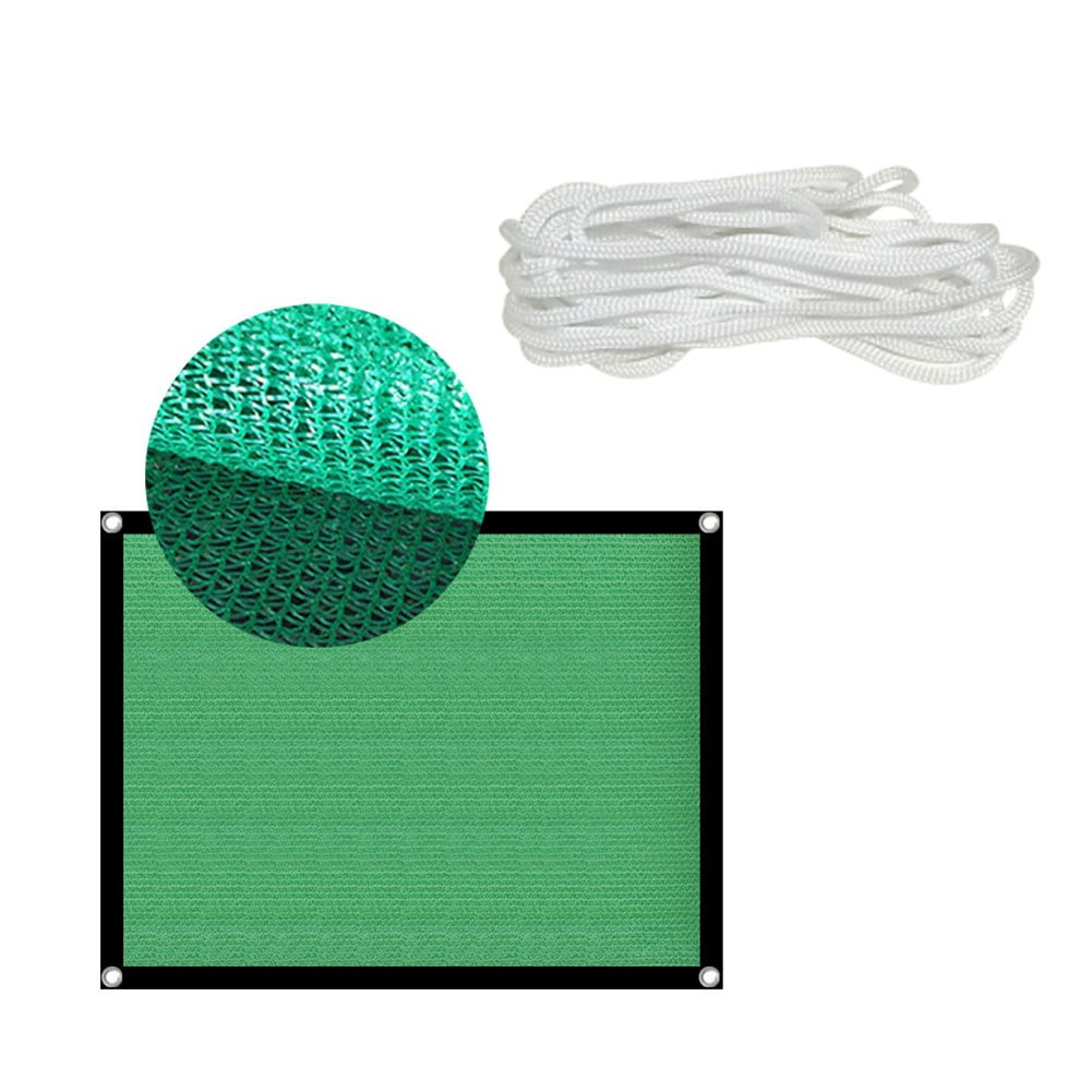 Green Anti- Privacy Screen Netting Garden Screening Windbreak Fencing ...