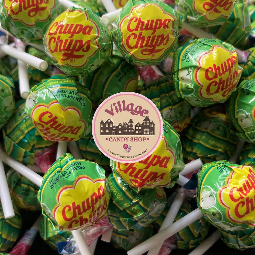 Green Apple Chupa Chups Lollipops - 15 Count - Walmart.com