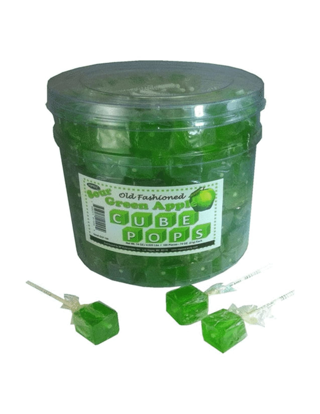 Green Apple Cube Pops - Walmart.com
