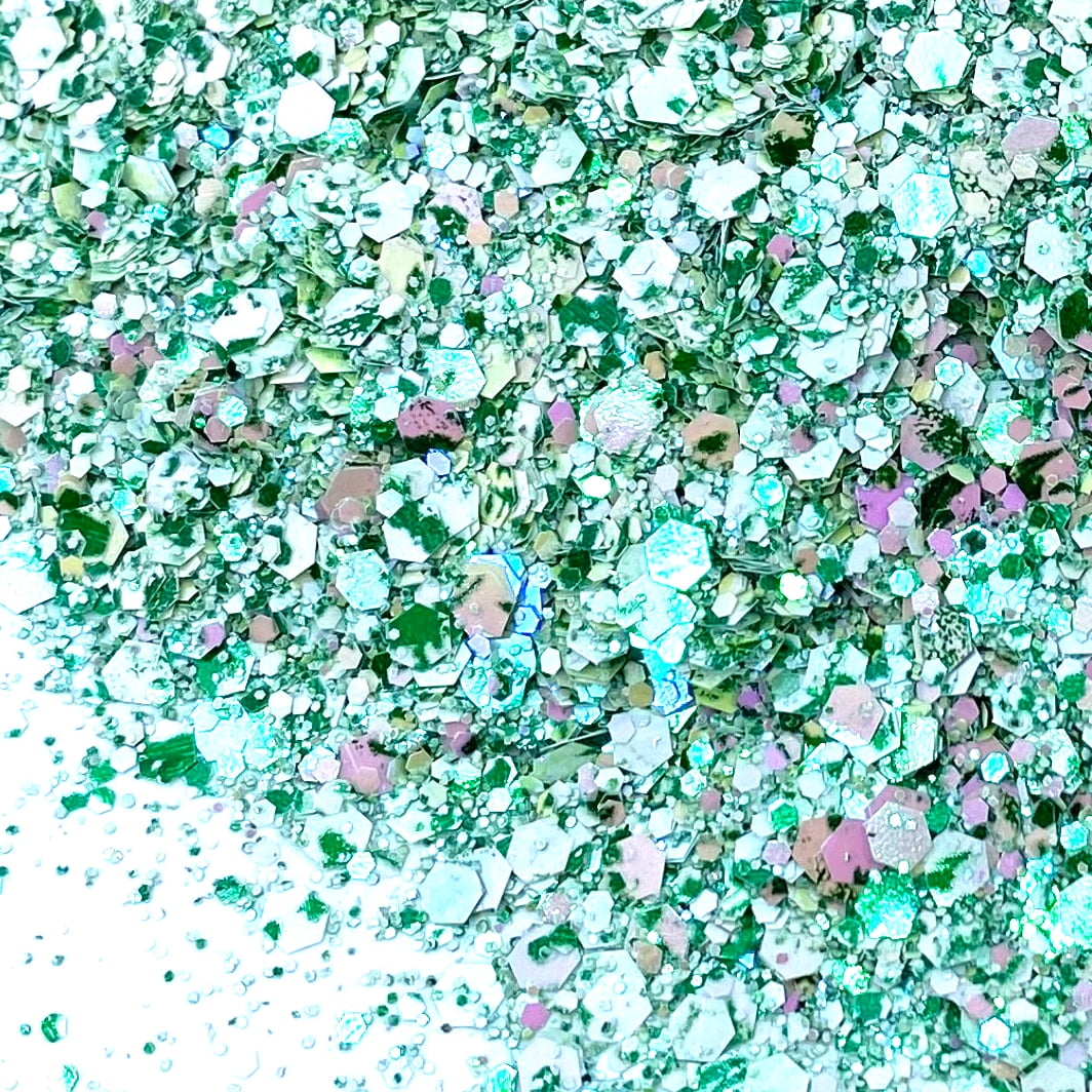 Green Apple Mix Glitter Confetti (1oz = 28g) - Walmart.com