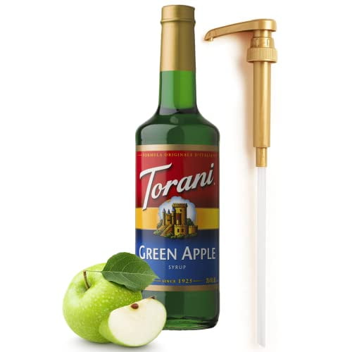 Green Apple Syrup for drinks 25.4 Ounces Flavored Syrups for Drinks and ...