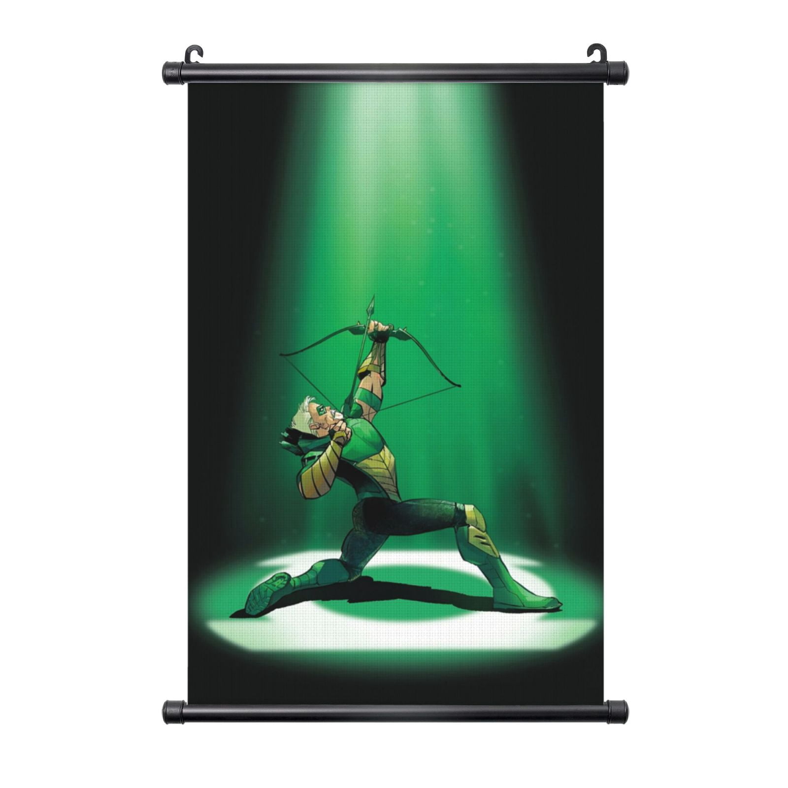 Green Arrow Posters Wall Hanging Black Plastic Shaft Poster Home Decor ...