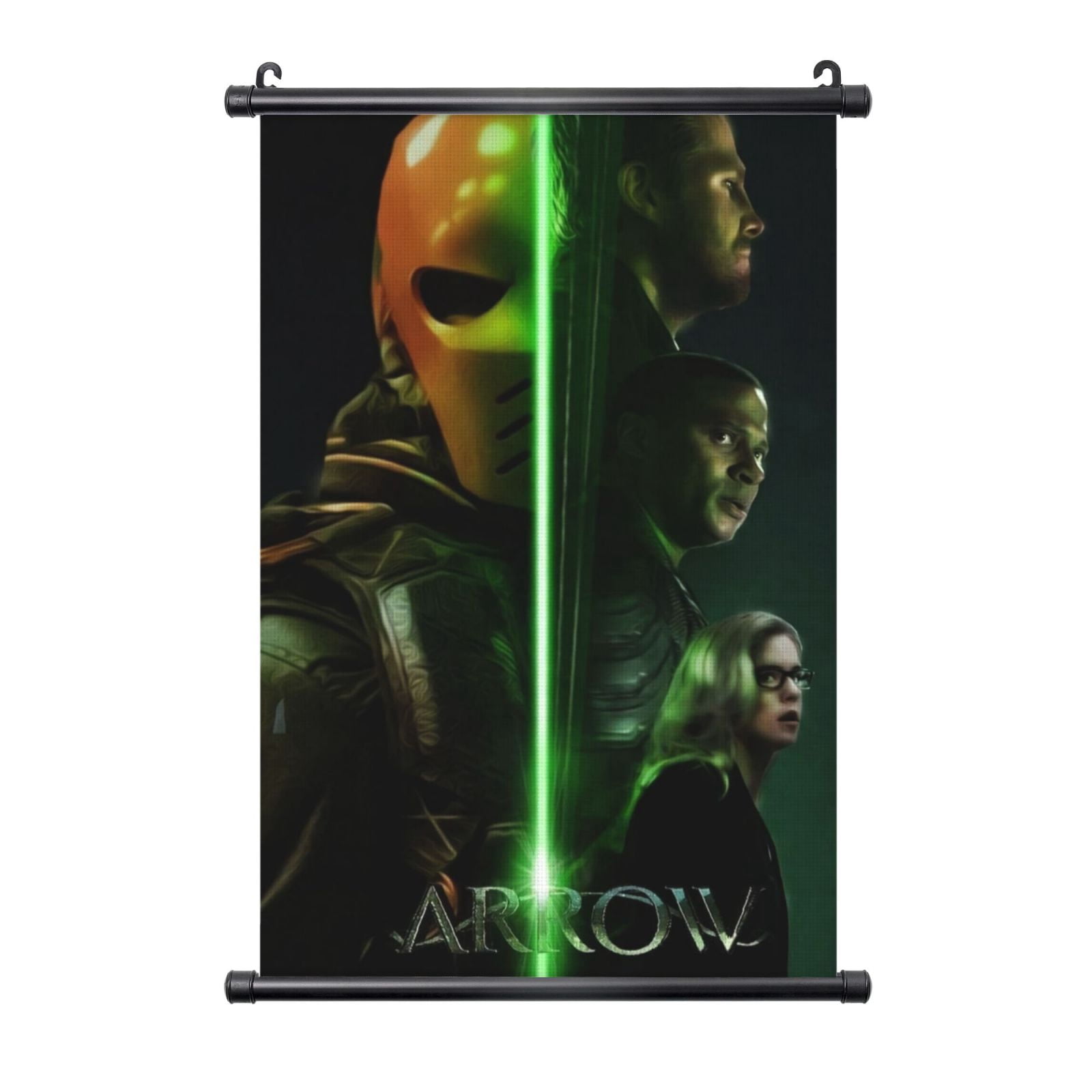 Green Arrow Posters Wall Hanging Black Plastic Shaft Poster Home Decor ...