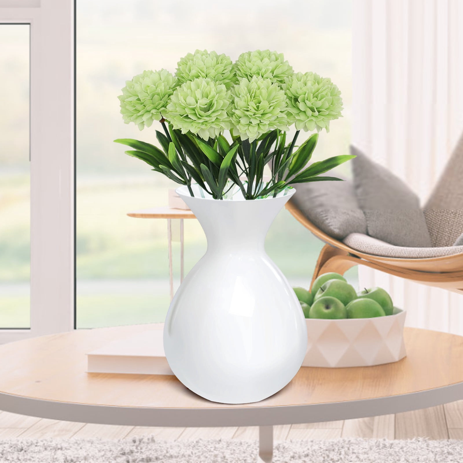 Green Artificial Flowers Hydrangea Home Decoration Wedding Flowers Fake ...