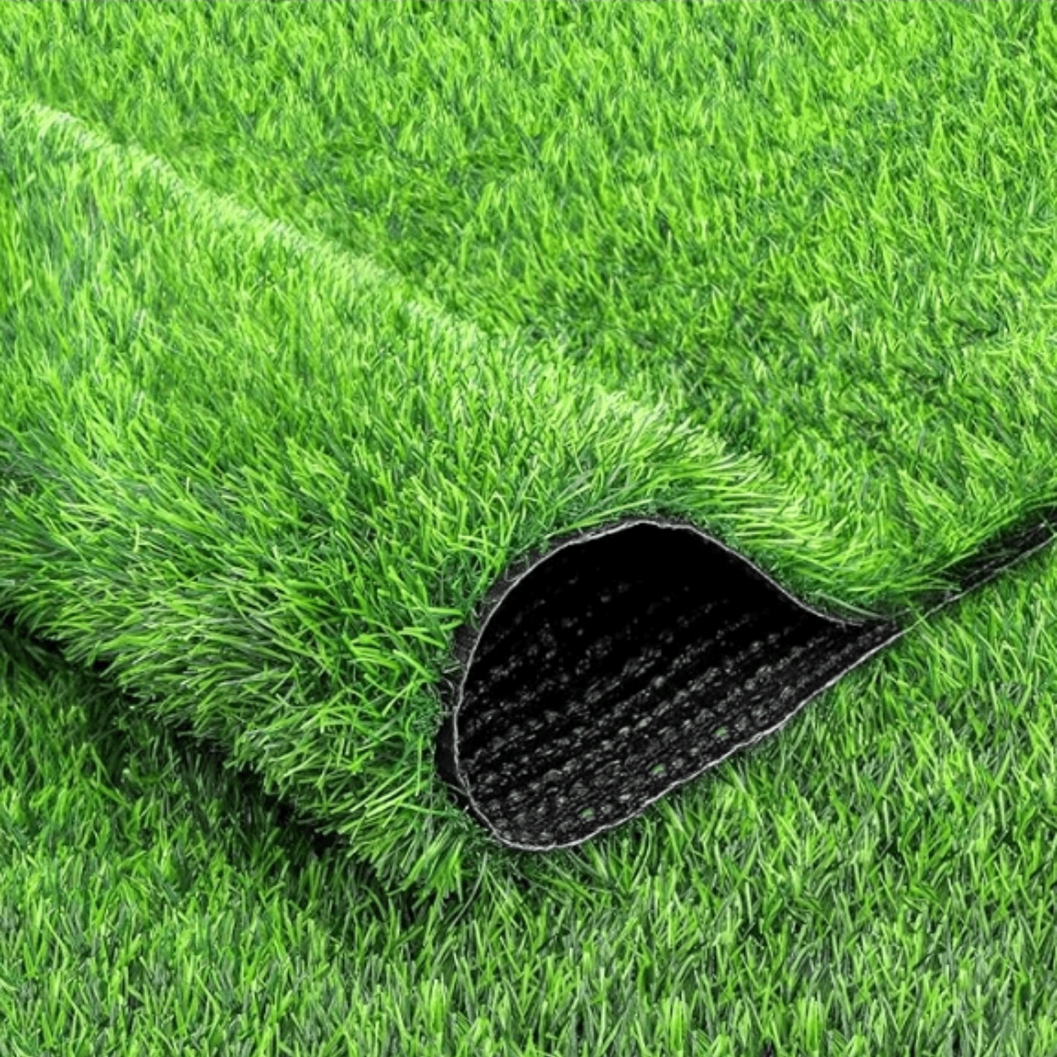 Green Artificial Grass Rug Grass Carpet Rug 3.2' x 6.5', Realistic Fake ...
