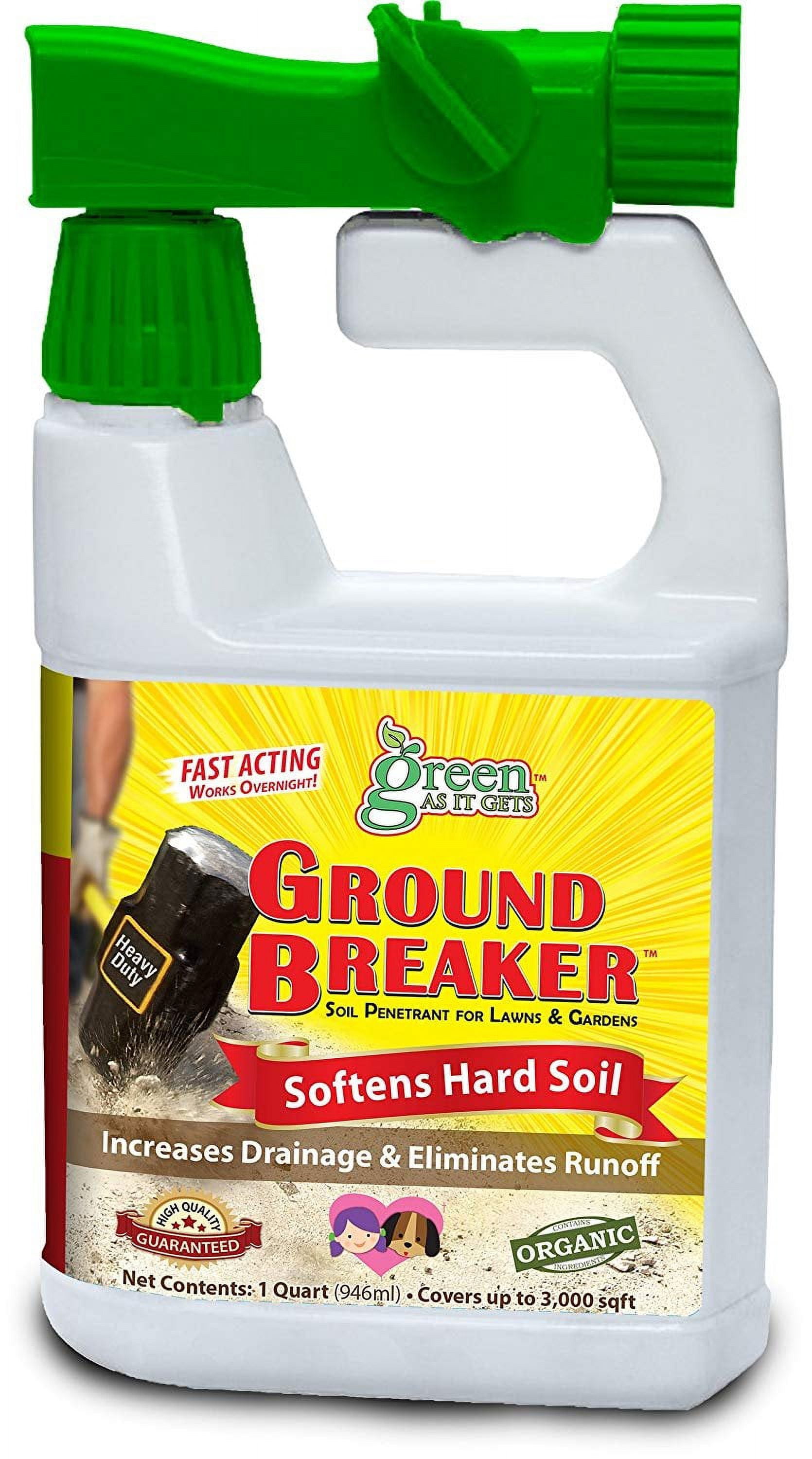 Green As It Gets Ground Breaker Lawn Treatment RTS, Soil Penetrant ...