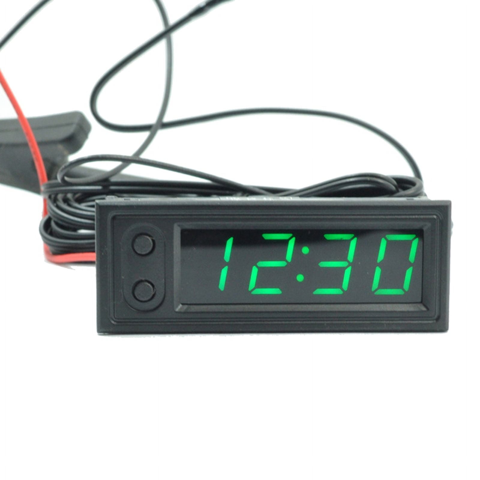 Green-Automatic Brightness Function 3 in 1 Luminous Clock Thermometer ...