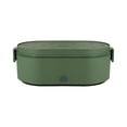 Green Automatic Heating Lunch Box With Insulation For Office And Car ...