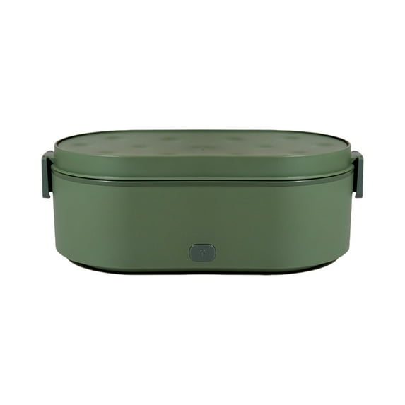 Green Automatic Heating Lunch Box With Insulation For Office And Car ...