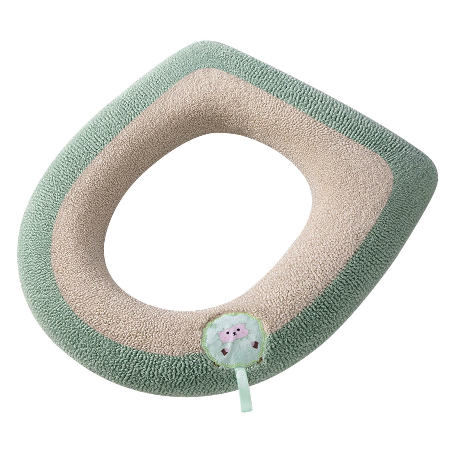 Green Autumn Winter Oversized Thickened Household Plush Lamb Design ...