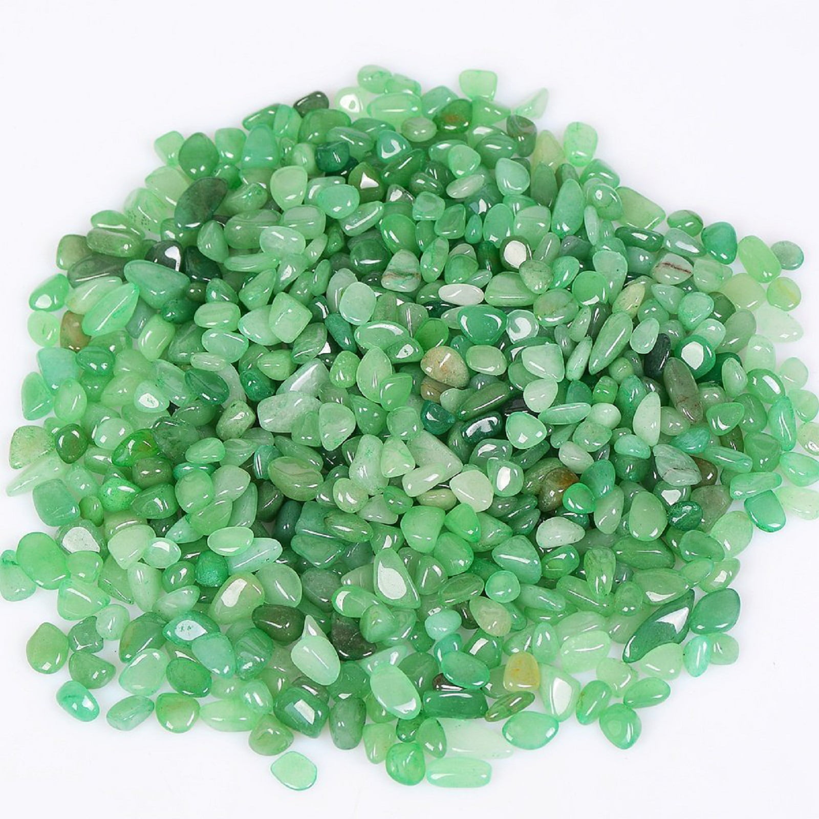 Green Aventurine Tumbled Chips Stone, Joyouann 1 Pound 5-7mm Gemstone ...