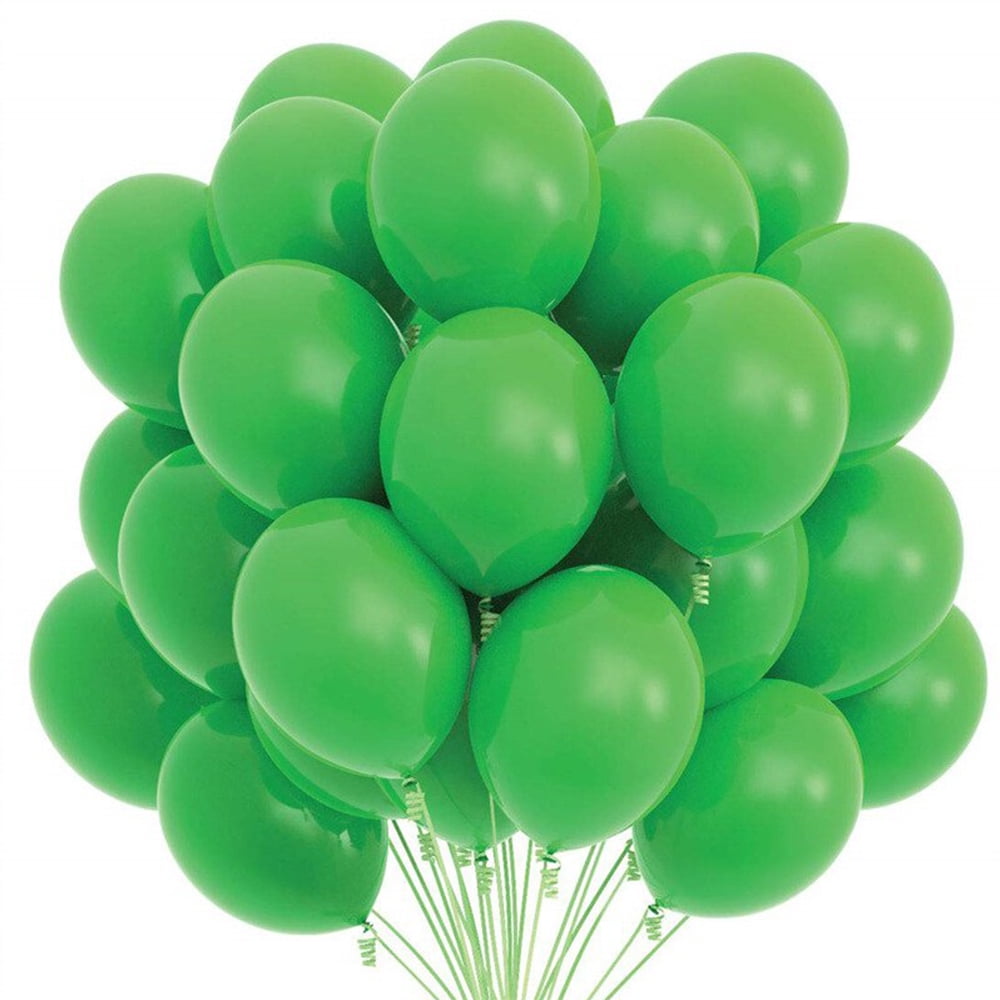 Green Balloons, 20 pcs 10 Inch Latex Party Balloons for Birthday ...