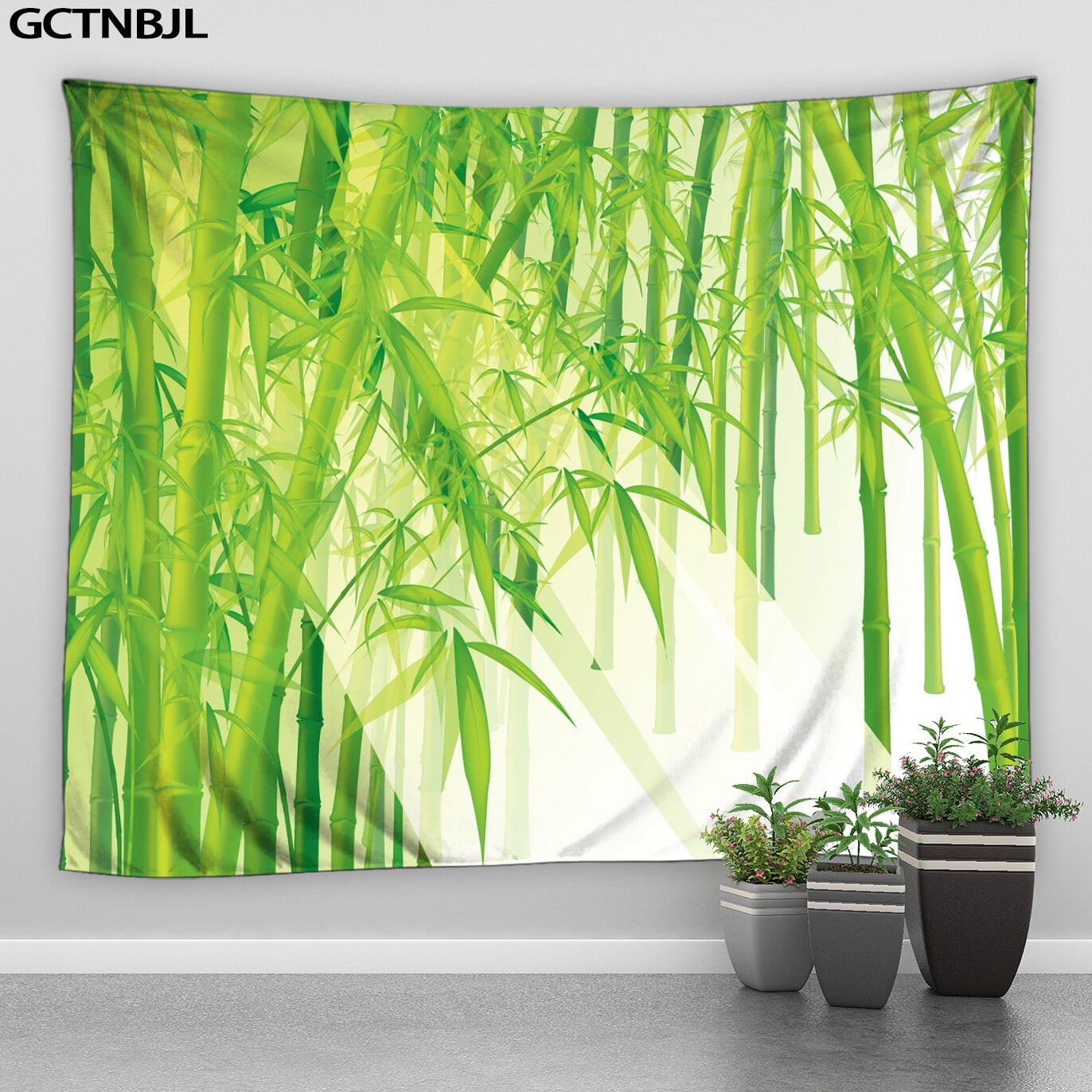 Forest Tapestry Wall Hanging Nature Green Tree Wall Tapestry Landscape ...