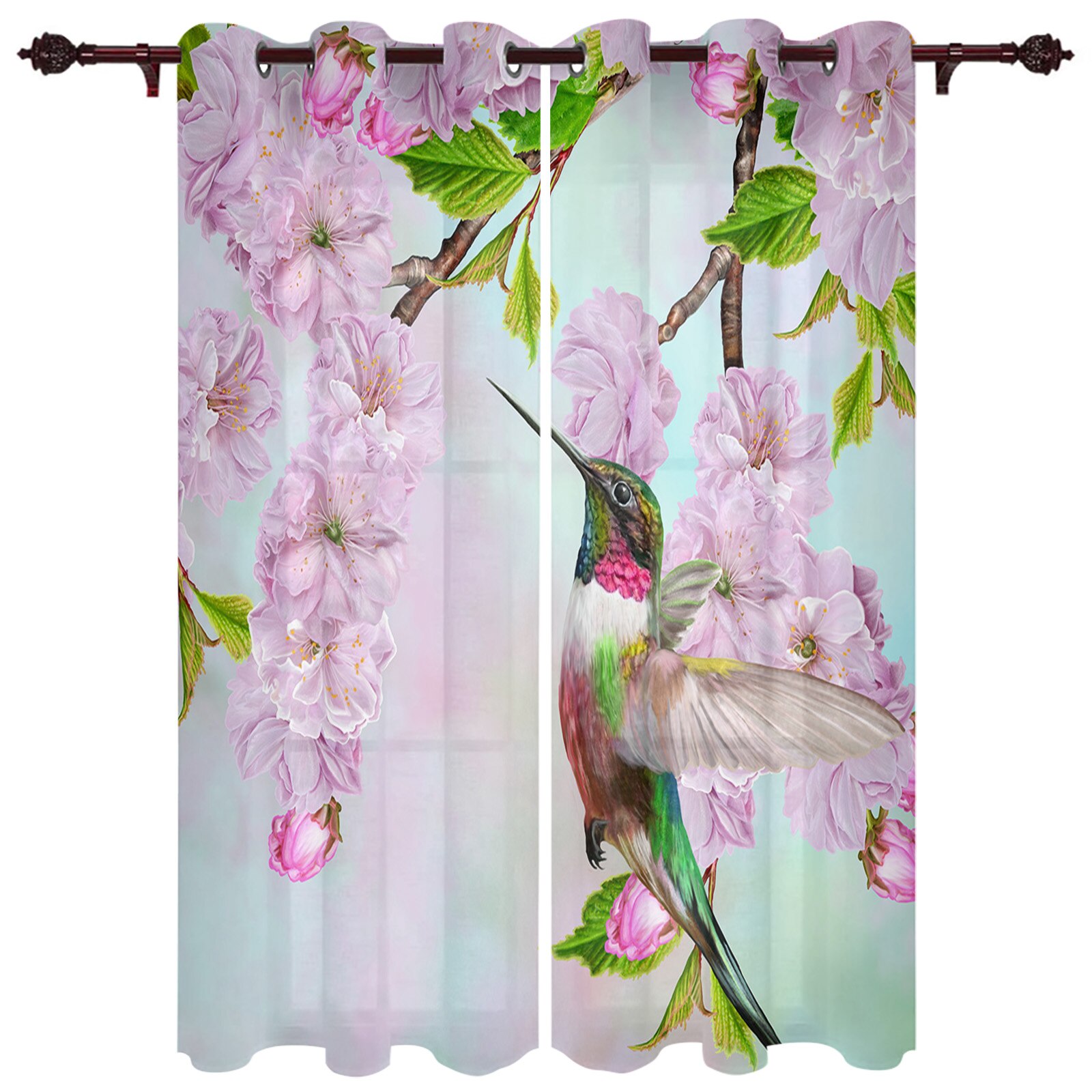 Green Bamboo Forest Valance Curtains Luxury Curtain Valance Sheer ...