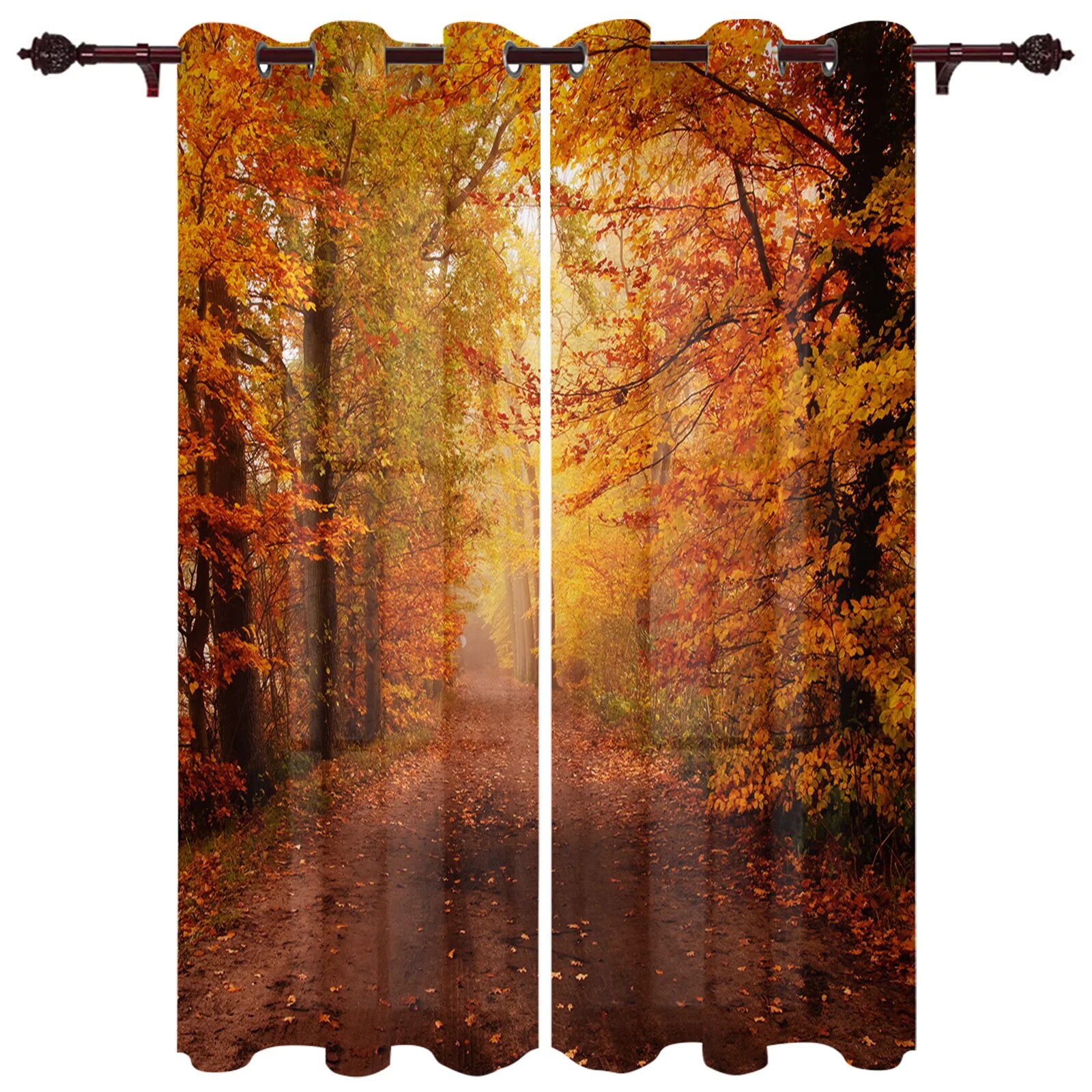 Green Bamboo Forest Valance Curtains Luxury Curtain Valance Sheer ...