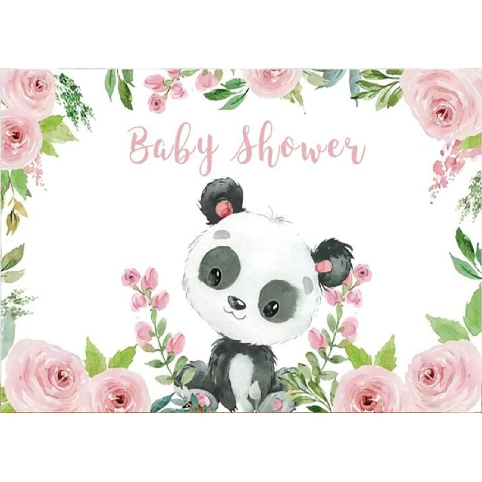 Green Bamboo Panda Backdrop Cute Pattern for Kids Children Party ...