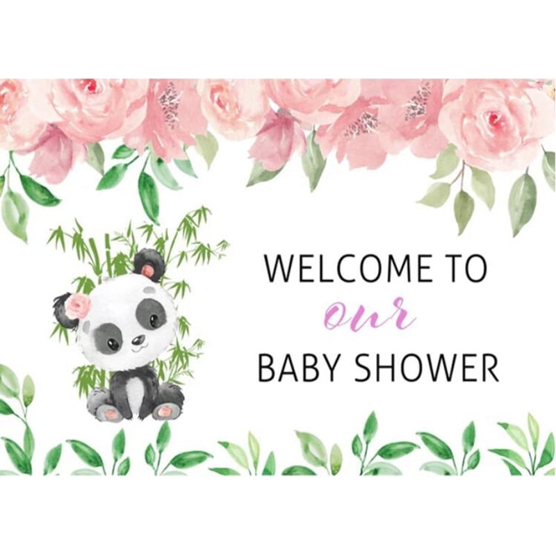 Green Bamboo Panda Backdrop Cute Pattern for Kids Children Party ...