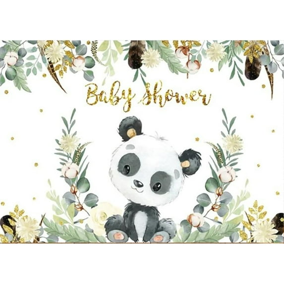Green Bamboo Panda Backdrop Cute Pattern for Kids Children Party ...