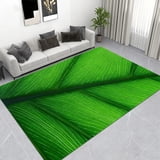 Green Banana Leaf Plant Carpet Tropical Jungle Leaves Area Rug Living ...
