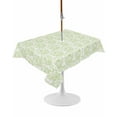 Green Baroque Rectangle Outdoor Tablecloth, Waterproof Table Cloth ...