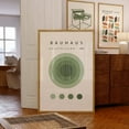 Green Bauhaus Prints, Bauhaus Wall Art, Geometric, Exhibition, Abstract ...