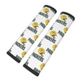 Green_Bay Adult car seat belt shoulder straps (pair) with Velcro design ...
