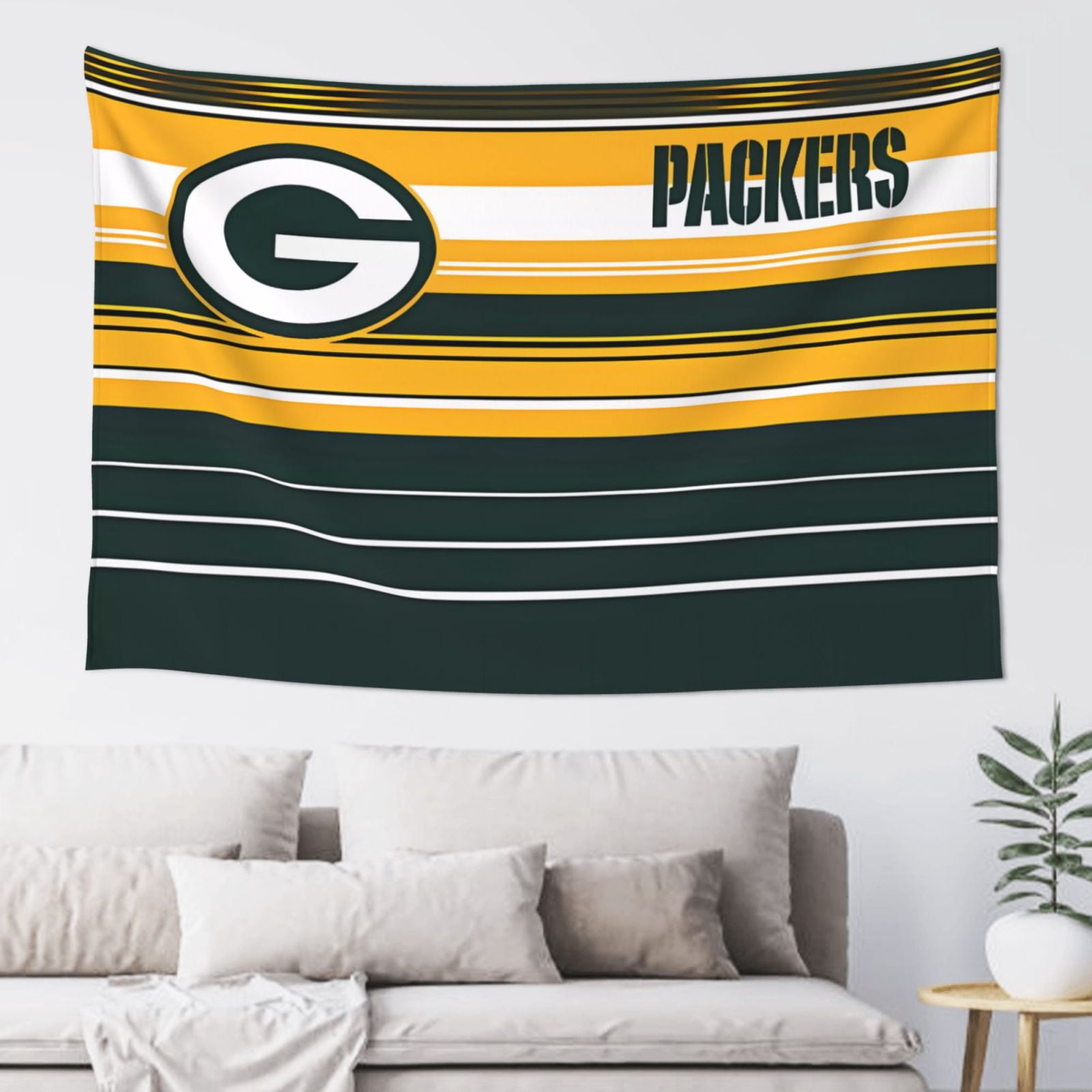 Green_Bay America Football Team-Inspired Tapestry 60x40in - 100% ...