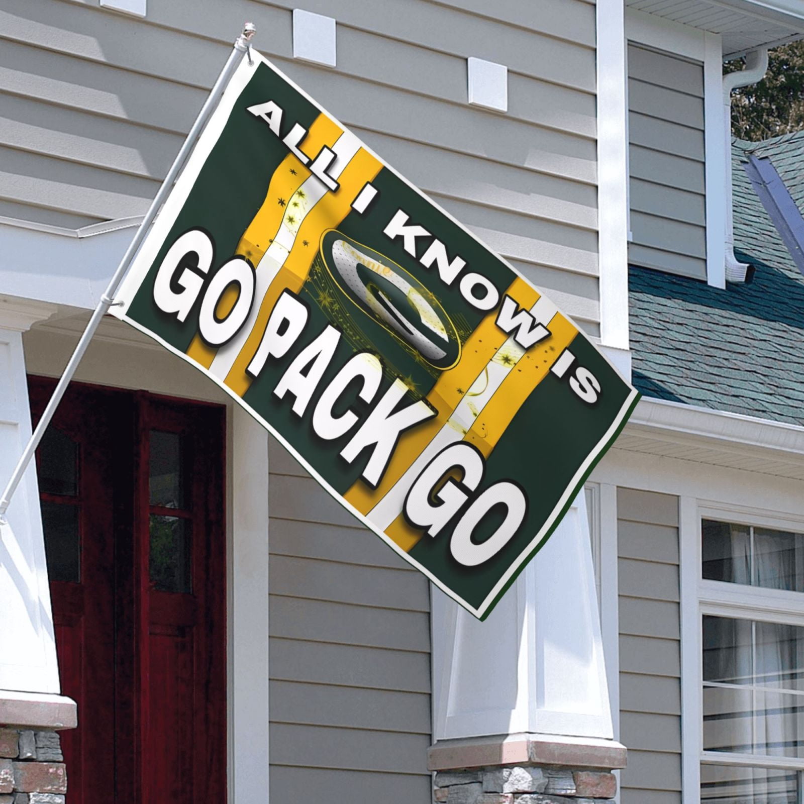 Green_Bay City Football team flag double-sided 3x5ft flags patio ...
