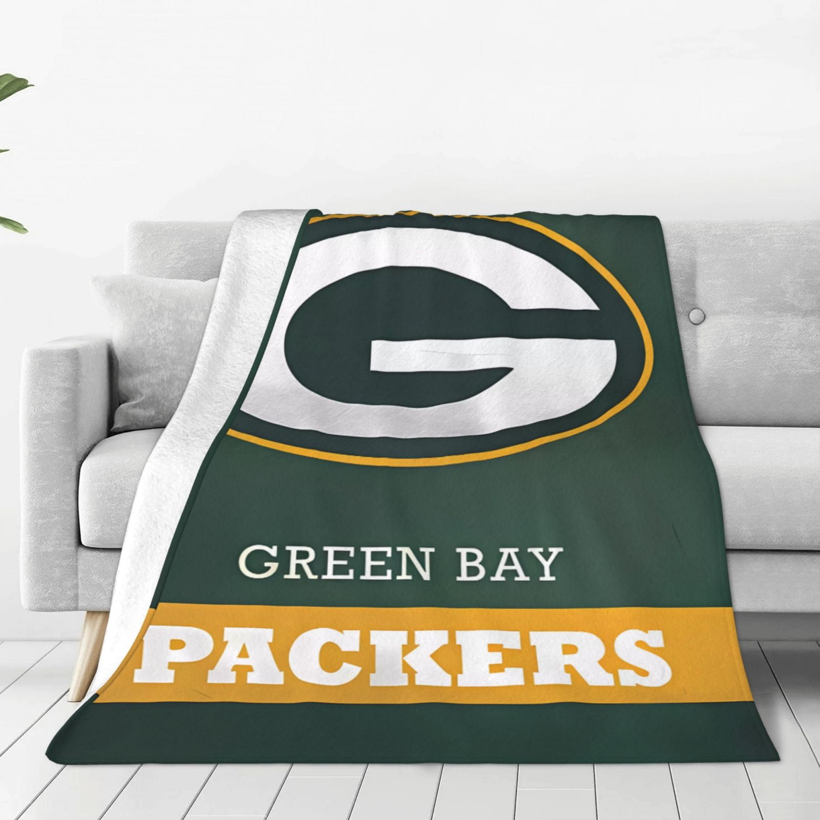 Green_Bay Football Team-Themed Ultra-Soft Micro Fleece Blanket - Micro ...