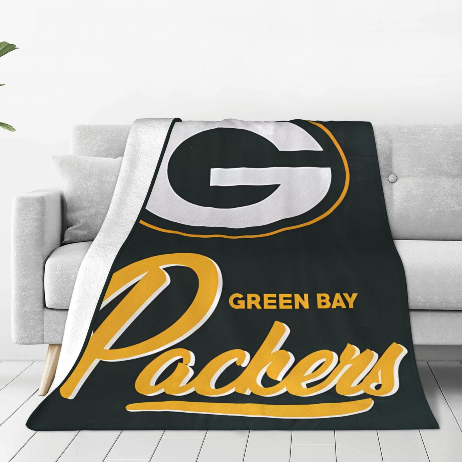 Green_Bay Football Team-Themed Ultra-Soft Micro Fleece Blanket - Micro ...