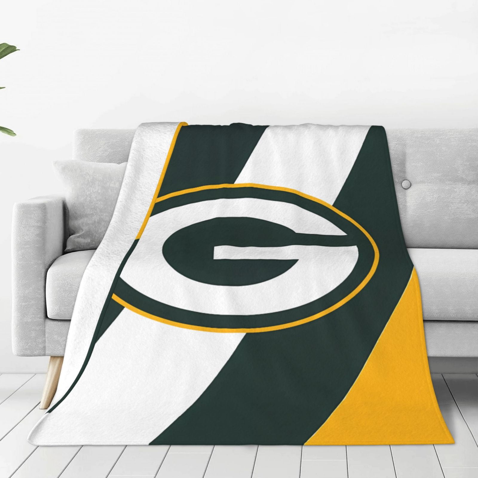 Green_Bay Football Team-Themed Ultra-Soft Micro Fleece Blanket - Micro ...