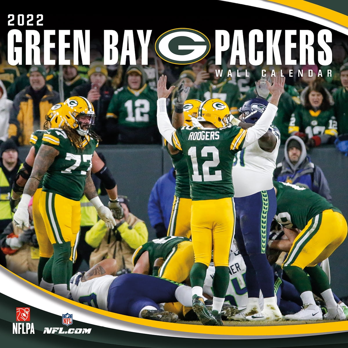 Turner Licensing Green Bay Packers 2022 12X12 NFL Team Wall Calendar ...