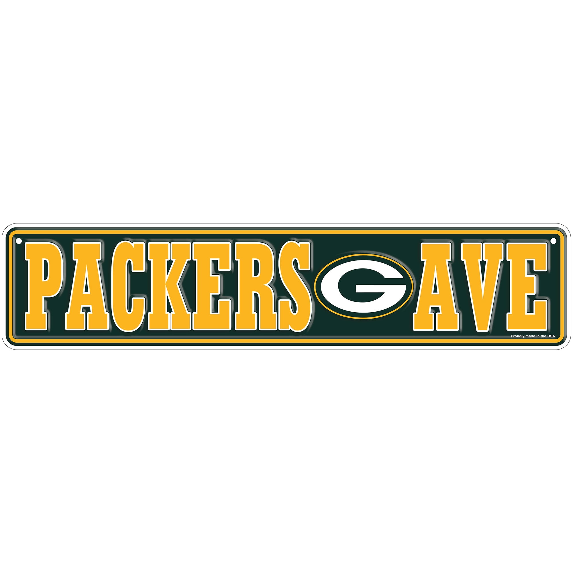 Green Bay Packers 4" x 18" Team Boulevard Metal Sign - Walmart.com