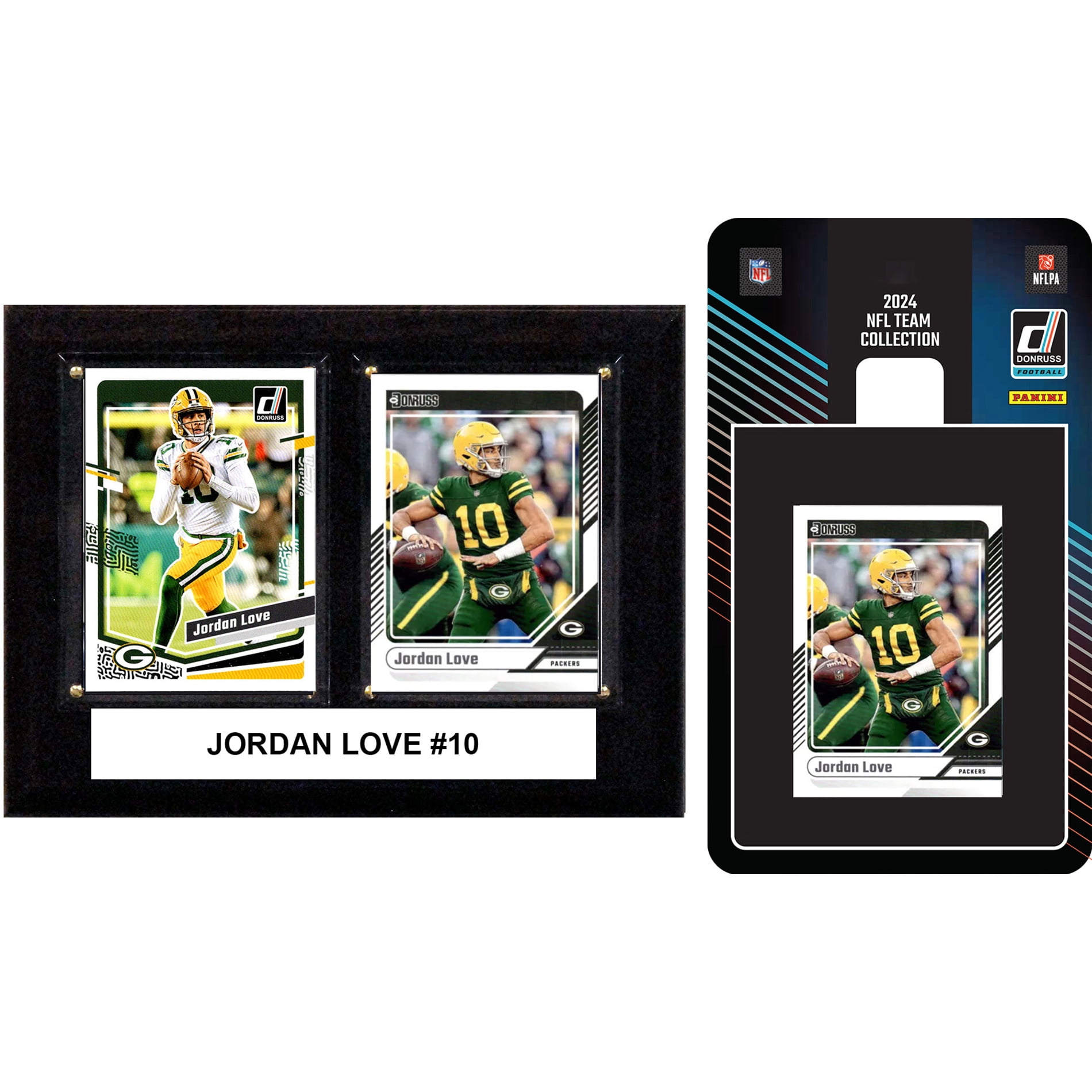 Green Bay Packers 6" x 8" Player Plaque & 2024 Team Trading Card Set ...