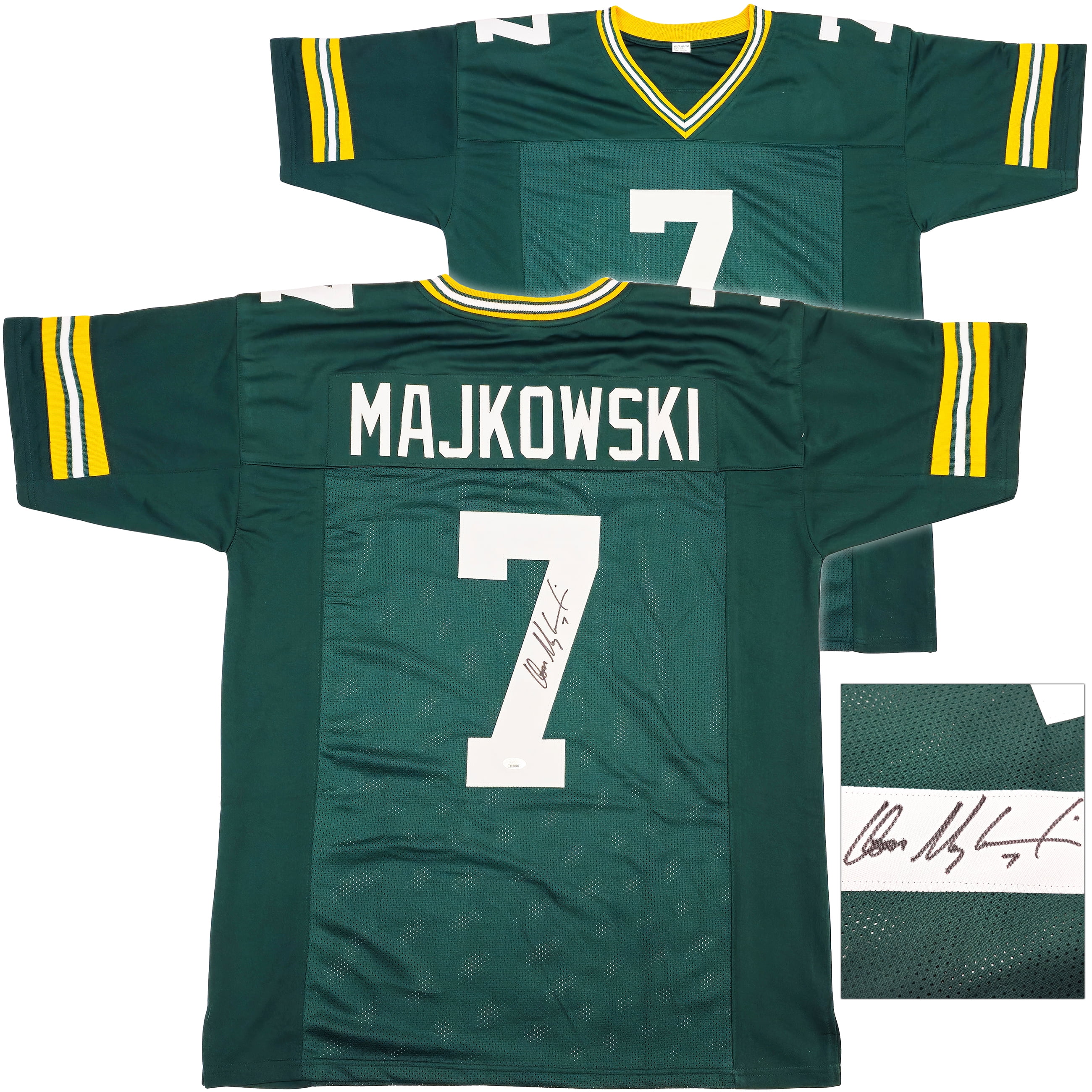 Green Bay Packers Don Majkowski Autographed Green Jersey JSA 234514 ...
