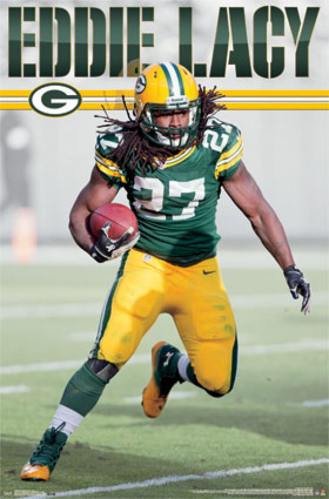 Green Bay Packers - Eddie Lacy 2014 Poster Print (22 x 34) - Walmart.com
