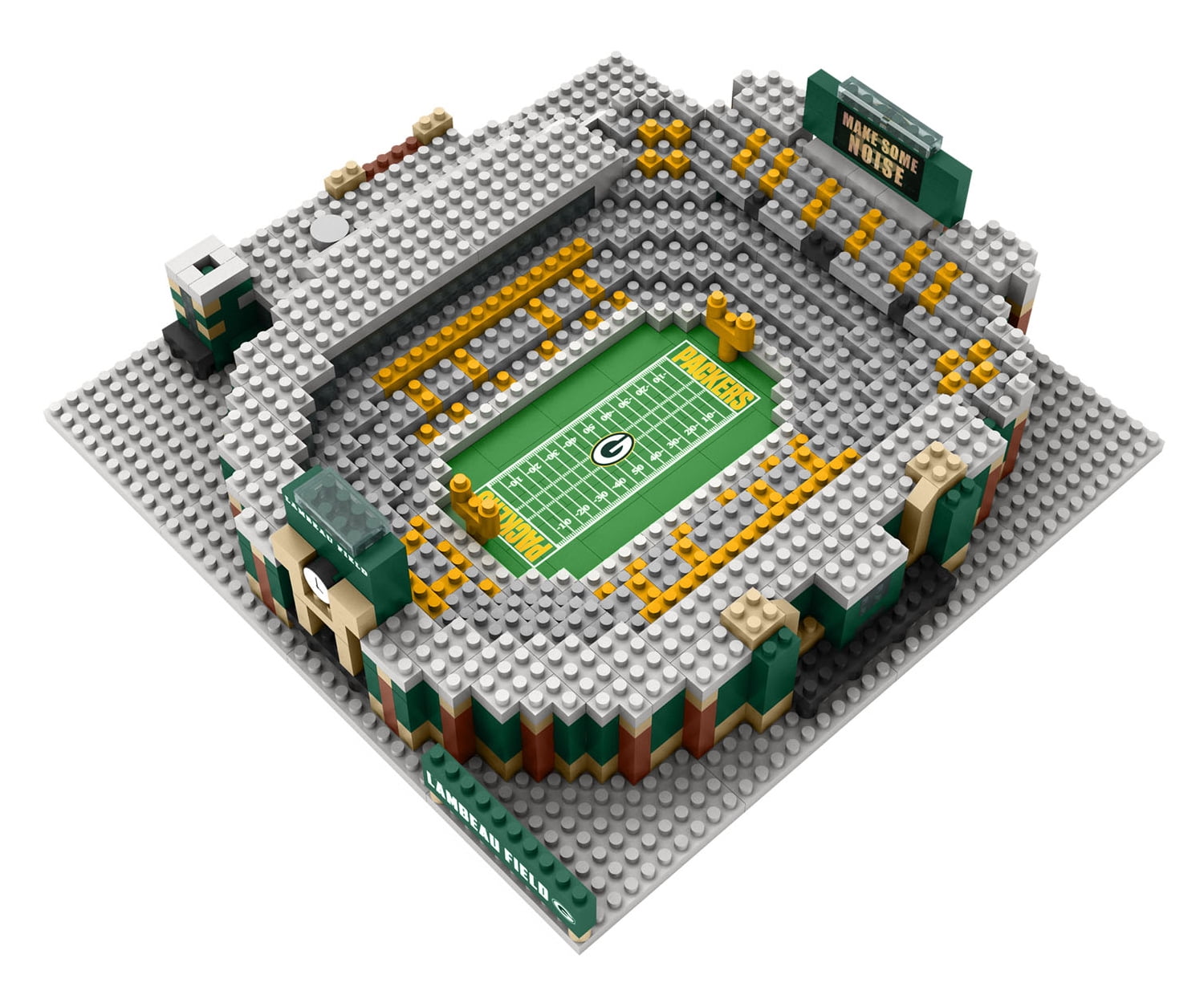 Green Bay Packers Lambeau Field 3D Mini BRXLZ Stadium - Walmart.com
